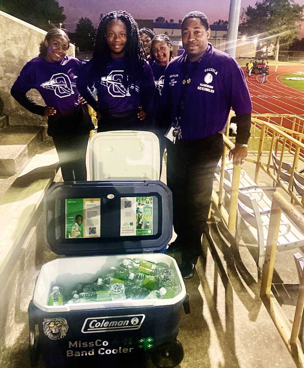 The Traveling MissCo 4-H Band Cooler!