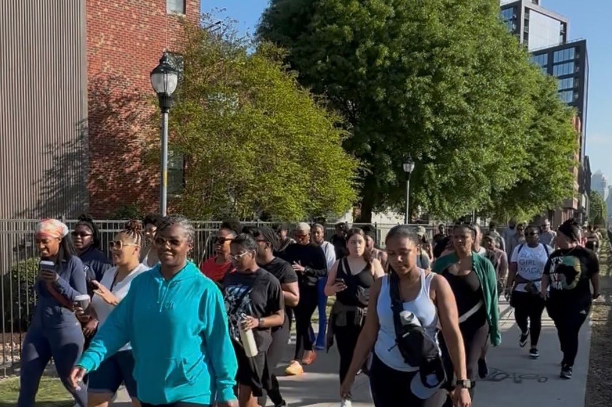 Inside Morning Miles with Jo, a Charlotte walking club