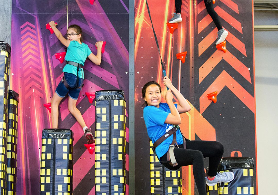 Glenview's coolest kids' gym has climbing walls, giant slide...