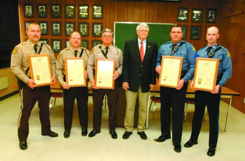 Rep. Bean honors officers for roles in major drug busts