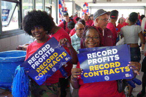 Labor leader touts union support as possible auto strikes loom