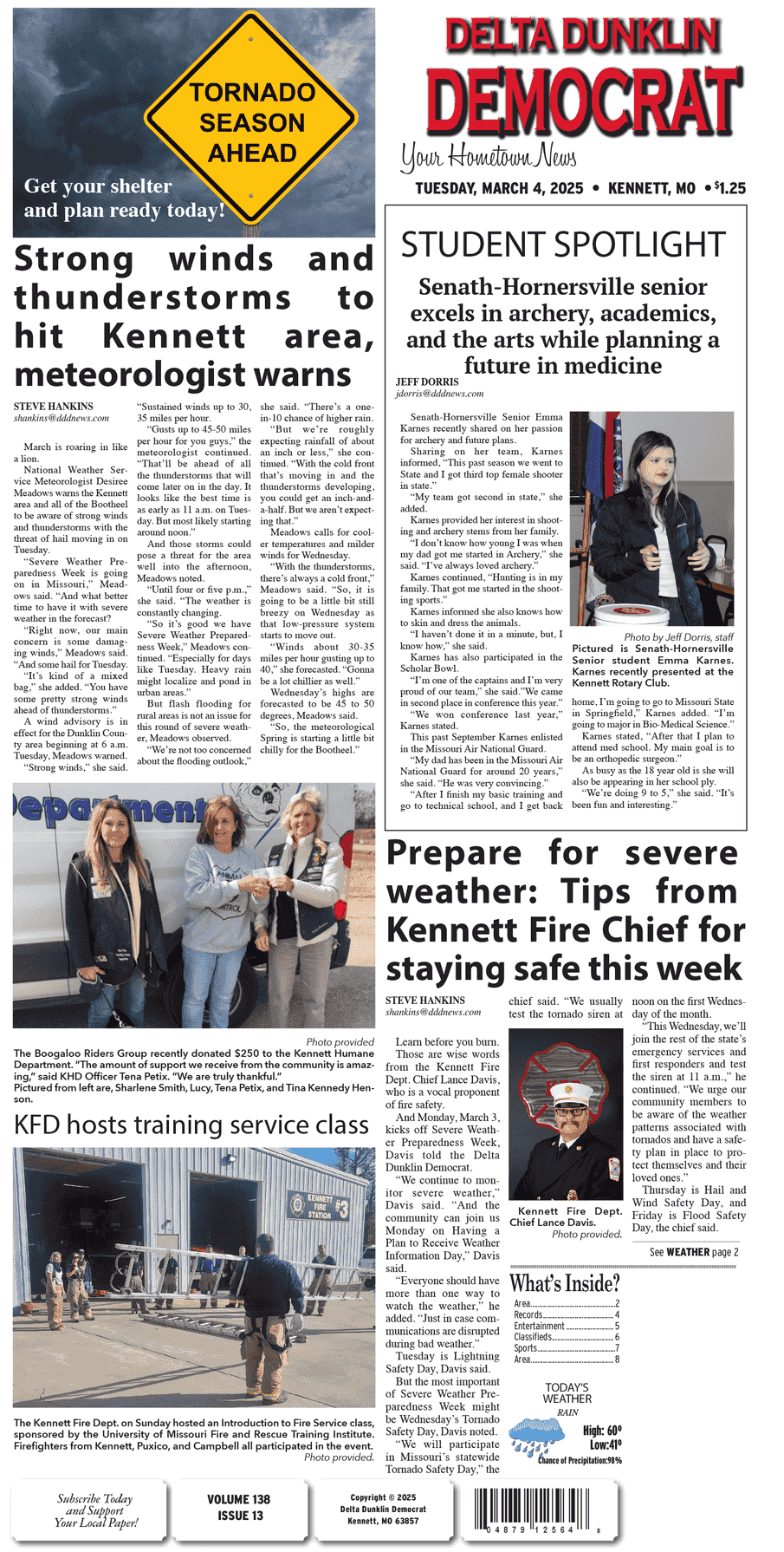 The latest E-Edition News, Stories, and Articles | Delta Dunklin Democrat.