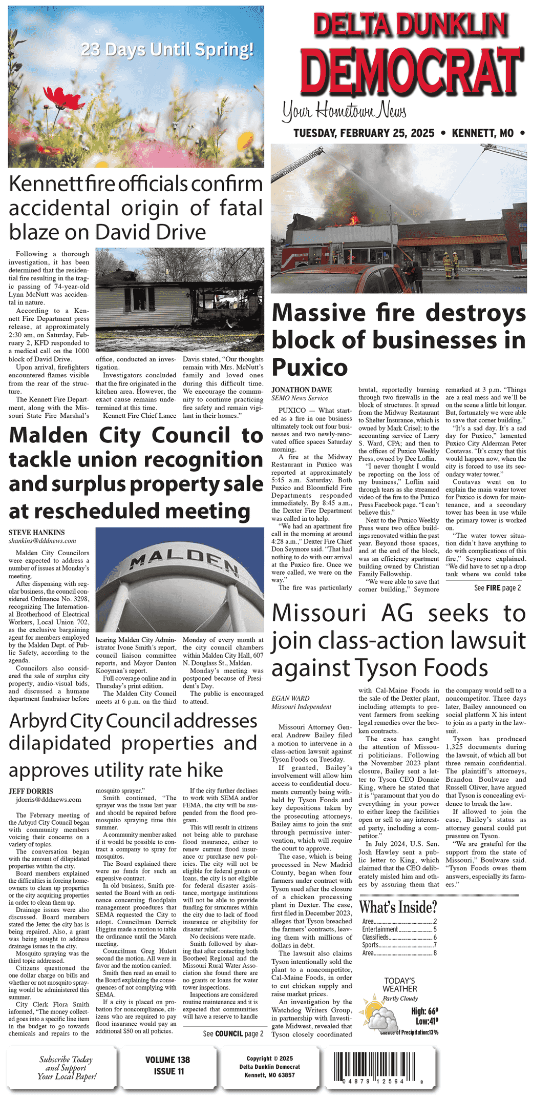 The latest E-Edition News, Stories, and Articles | Delta Dunklin Democrat.