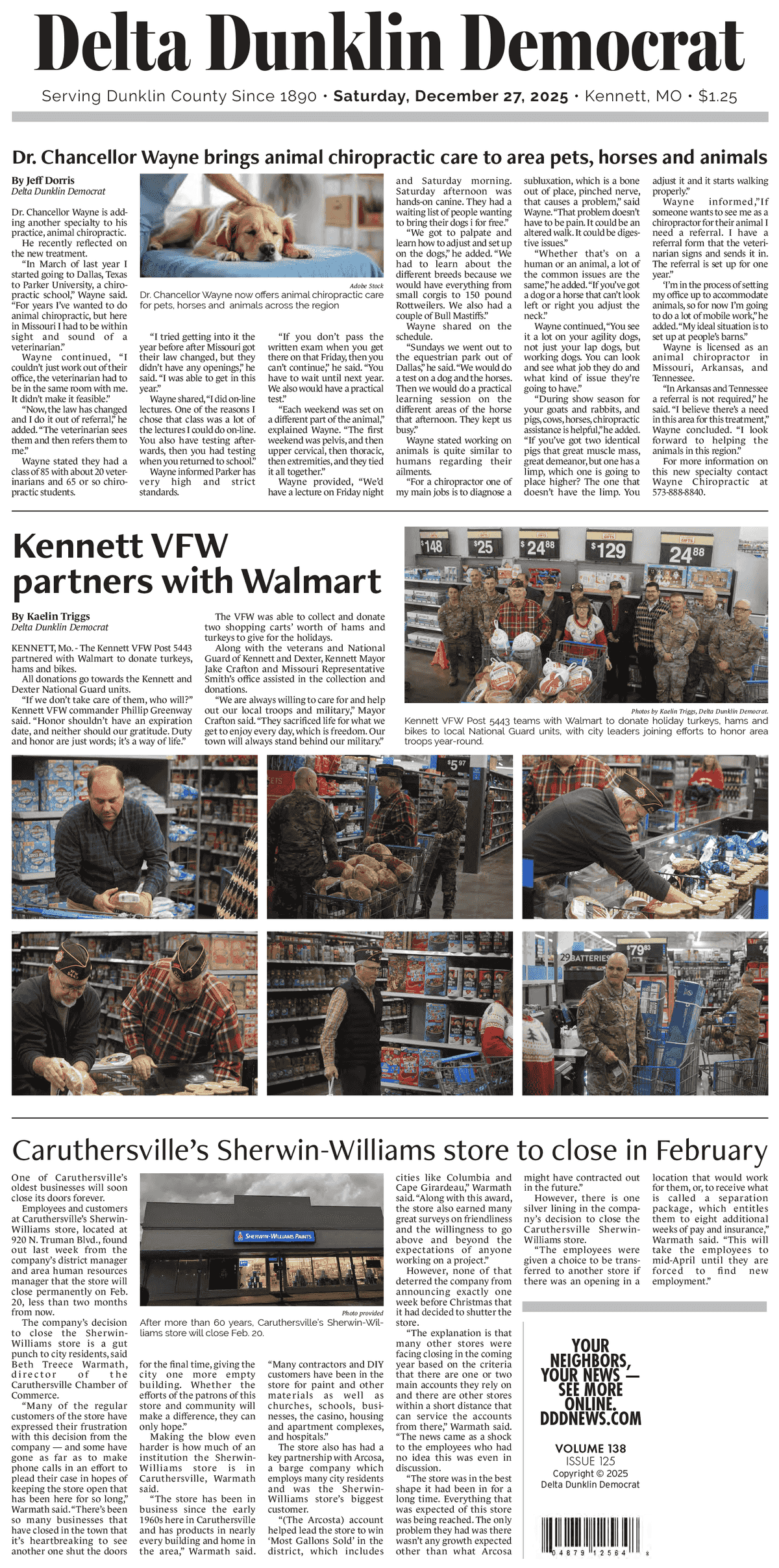 December 27, 2025 - Saturday: E-Edition