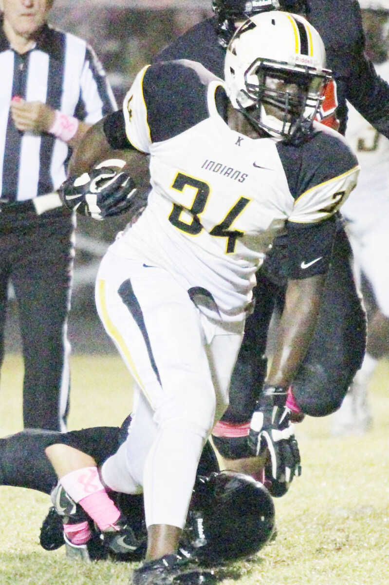 Kennett football team secures home playoff game, beats East Prairie 42...