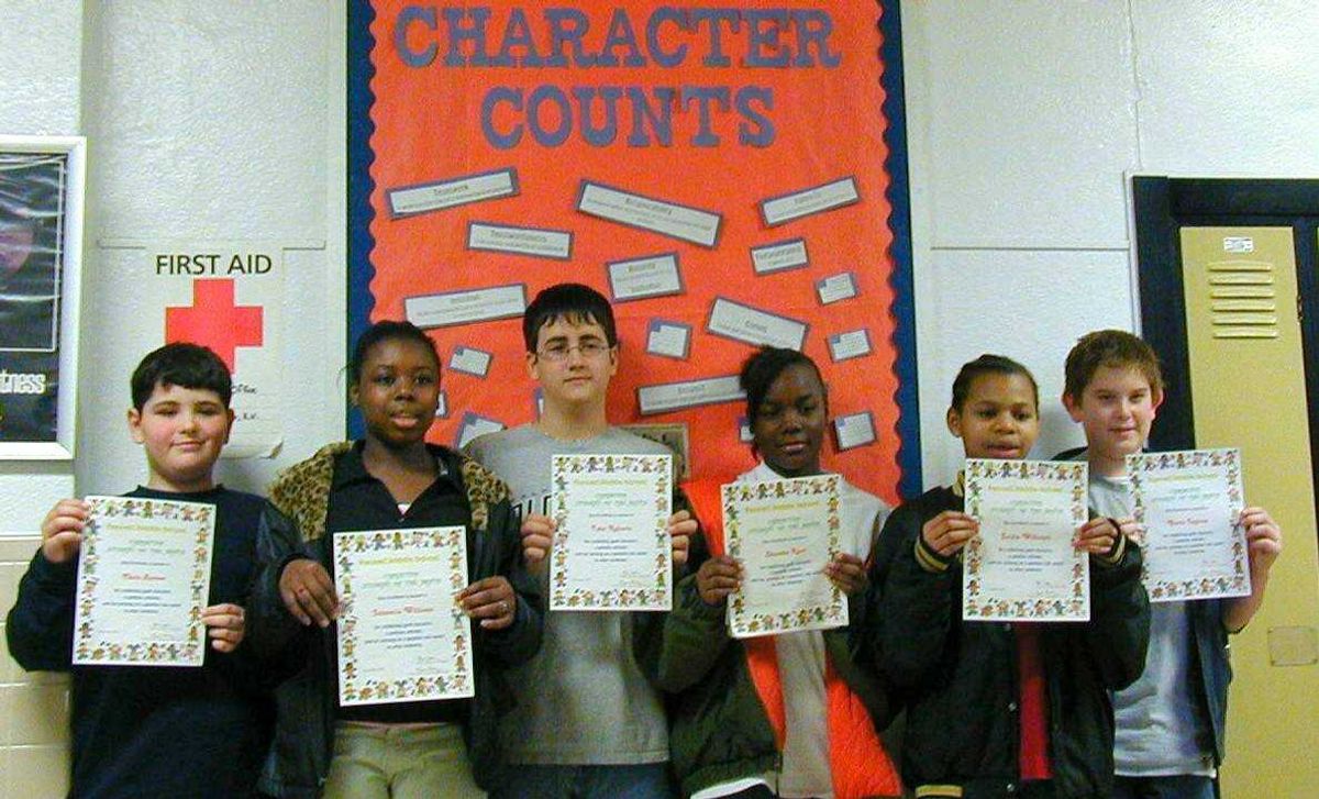 KMS Character Students of the Month