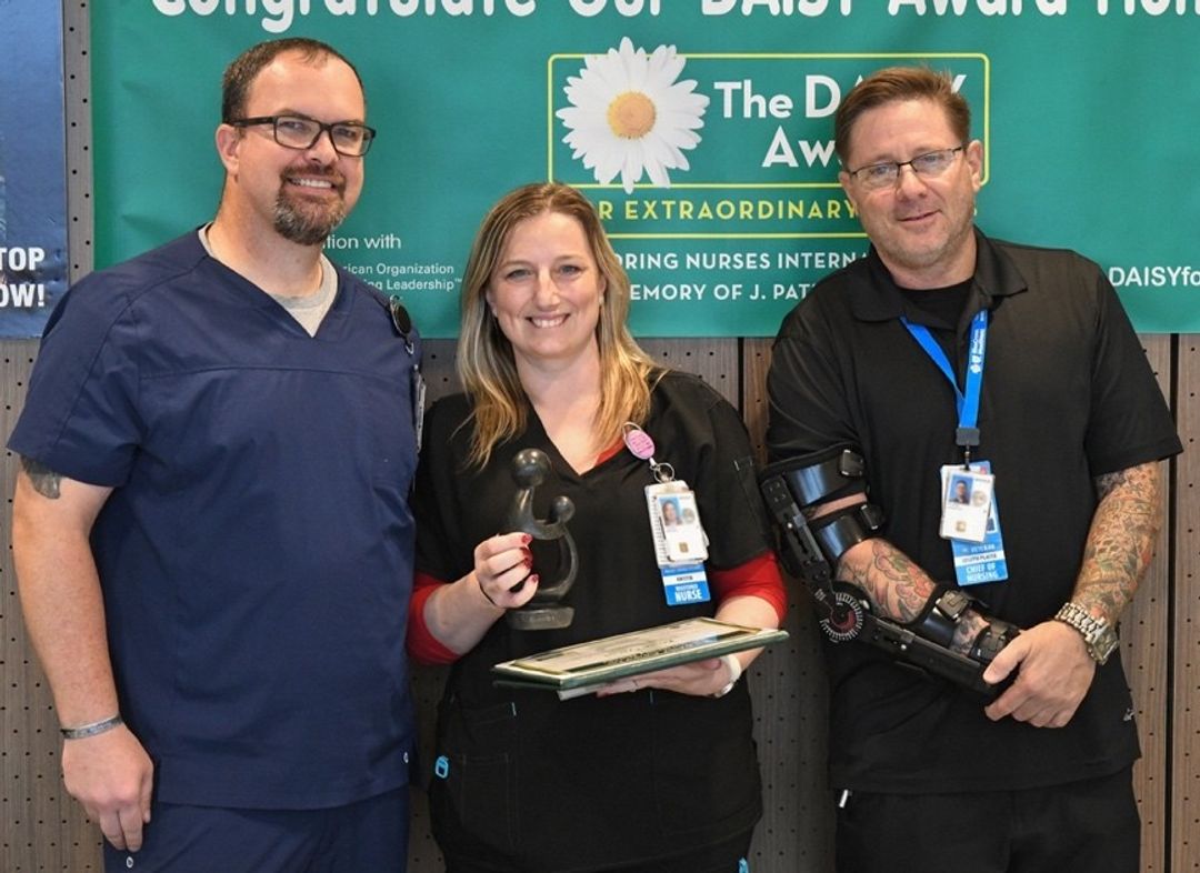 VA nurse Kristin Lyscas honored with DAISY Award