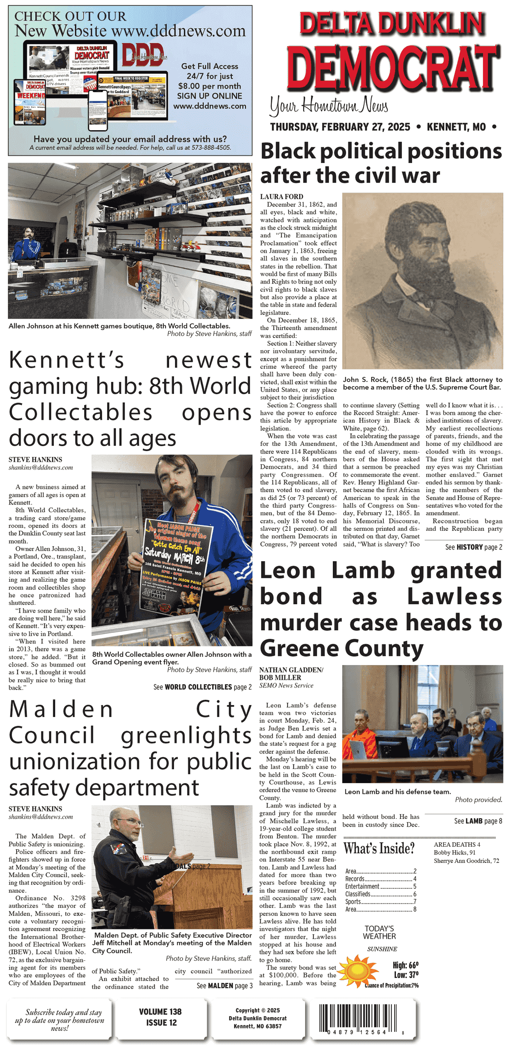 The latest E-Edition News, Stories, and Articles | Delta Dunklin Democrat.