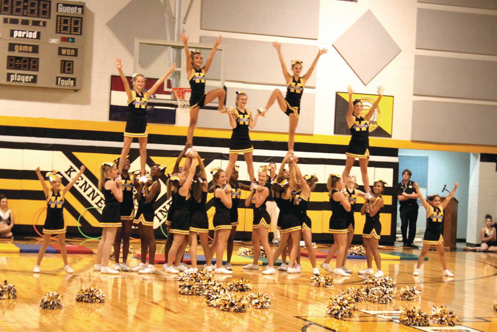 KMS conducts high-powered pep assembly