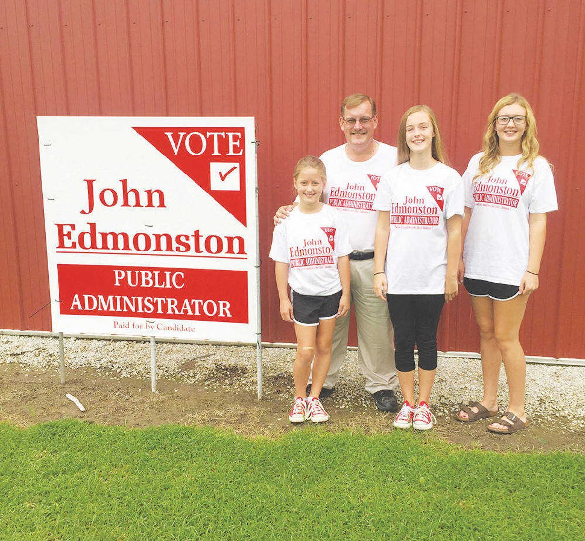 John Edmonston II: GOP candidate for public administrator