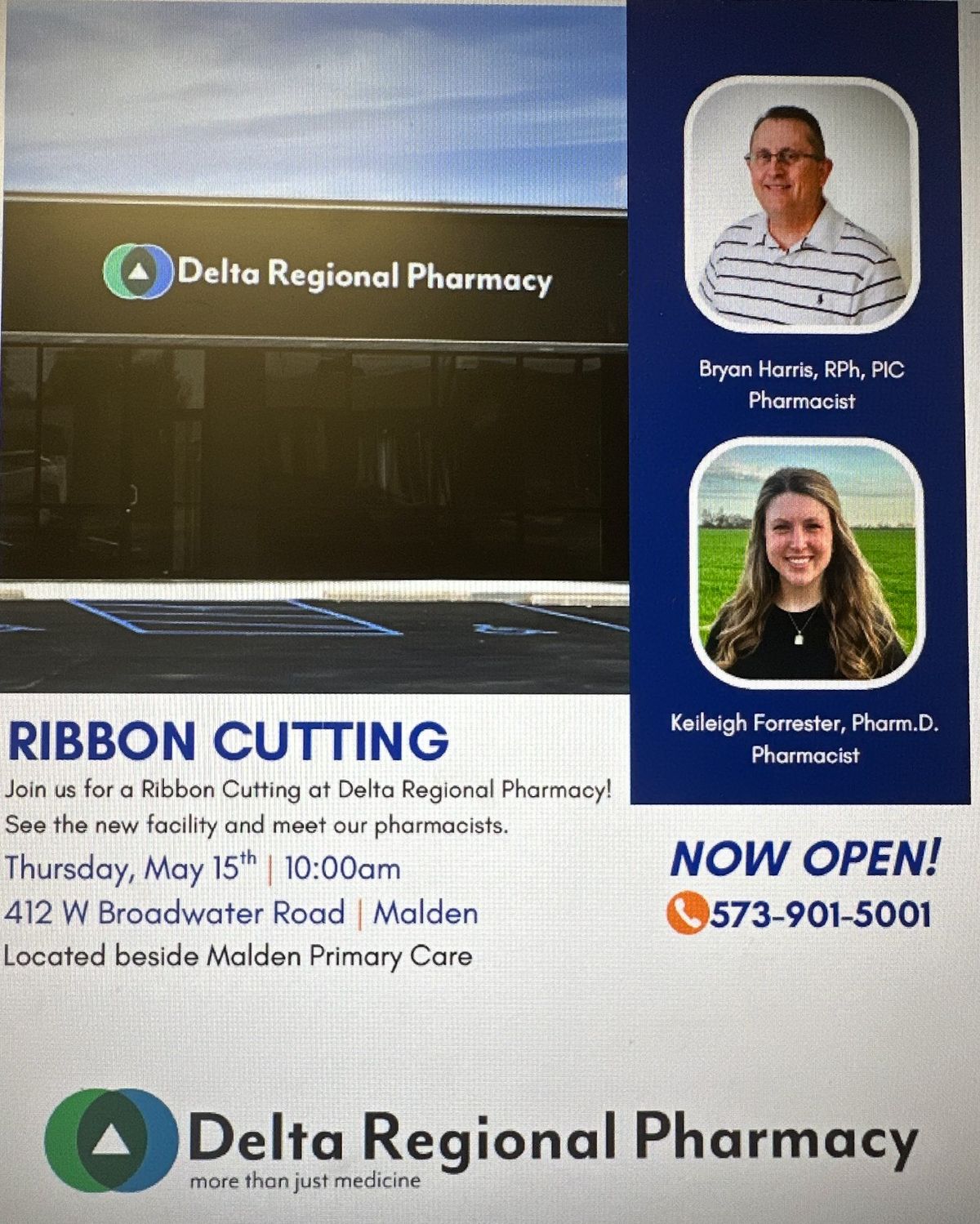 Delta Regional Pharmacy at Malden marks grand opening with ribbon-cutt...