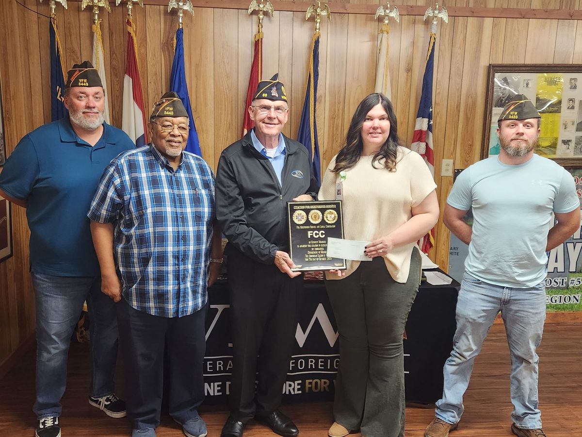 Kennett VFW receives support from FCCBH for new veterans tribute