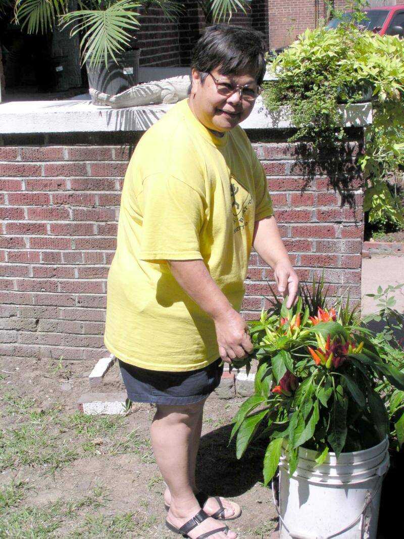 Guam native grows unique pepper plants