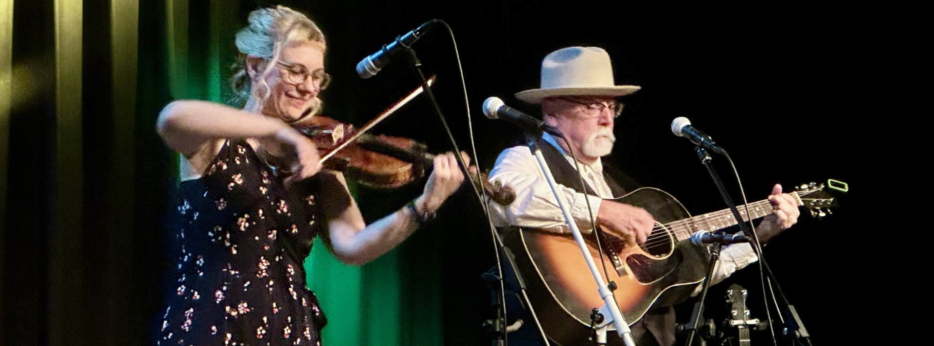 Joe Newberry and April Verch bridge cultures with Americana music on s...