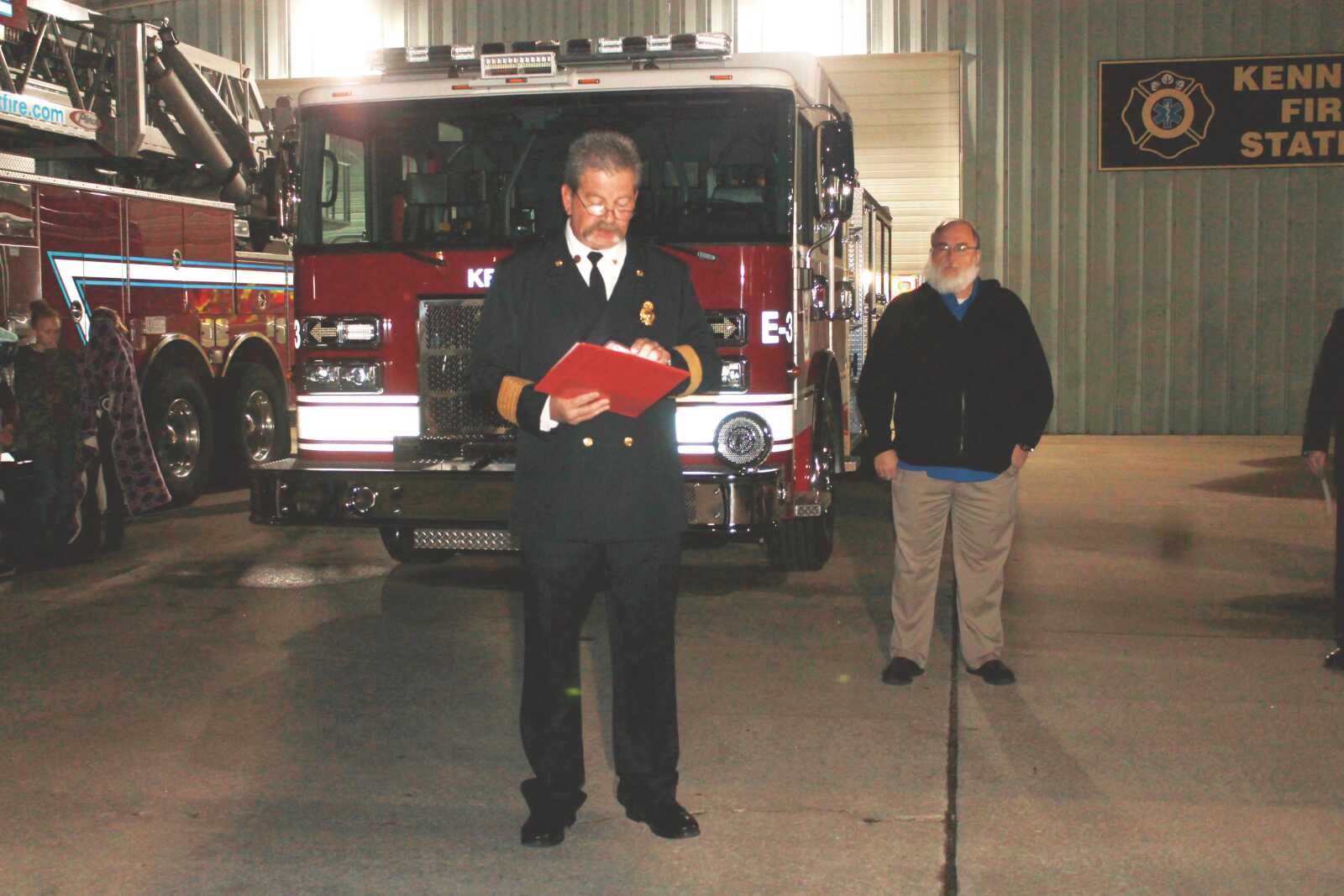 Kennett Fire Department gathers for Annual Blessing of the Trucks
