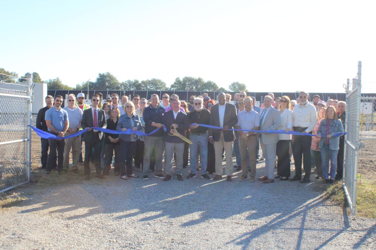 Kennett celebrates new solar project and sanitation station