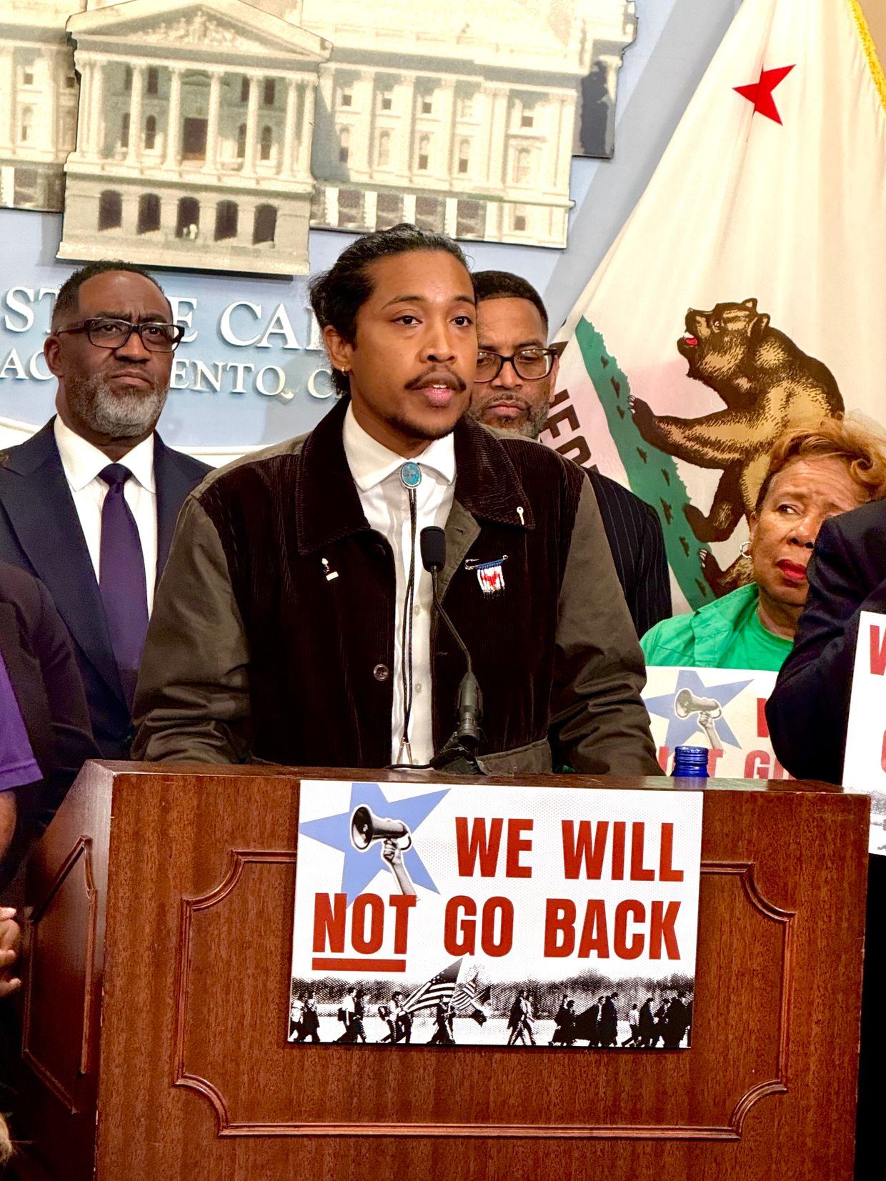 Justin Jones Brings Fire, And A Warning, To California Capit...