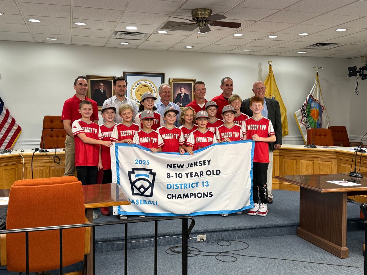 Haddon Township Honors 10U Little League Champions for Teamwork and De...