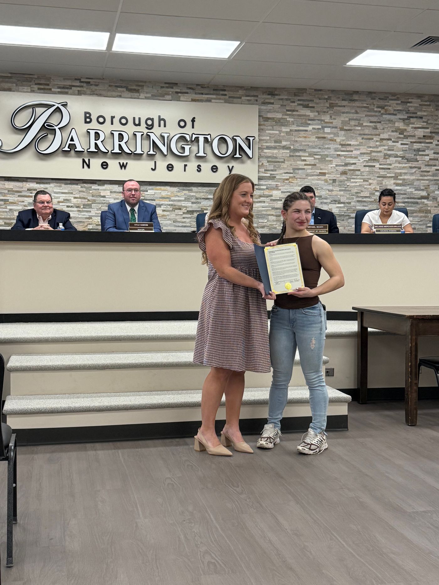 Barrington Honors Haddon Heights Wrestler Sofia DeRosa With ...