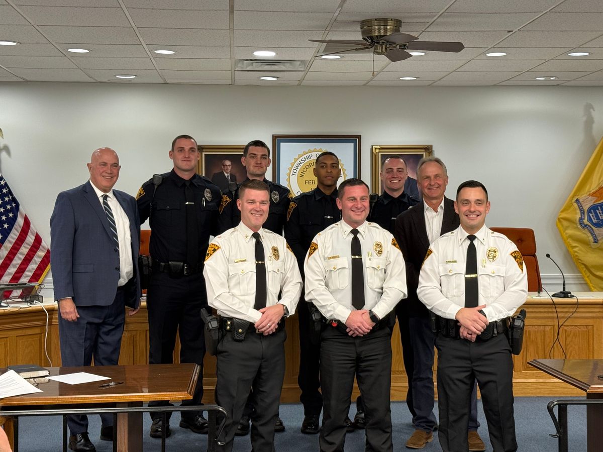 Haddon Township Promotes Robert Mulhern to Lieutenant and Sw...