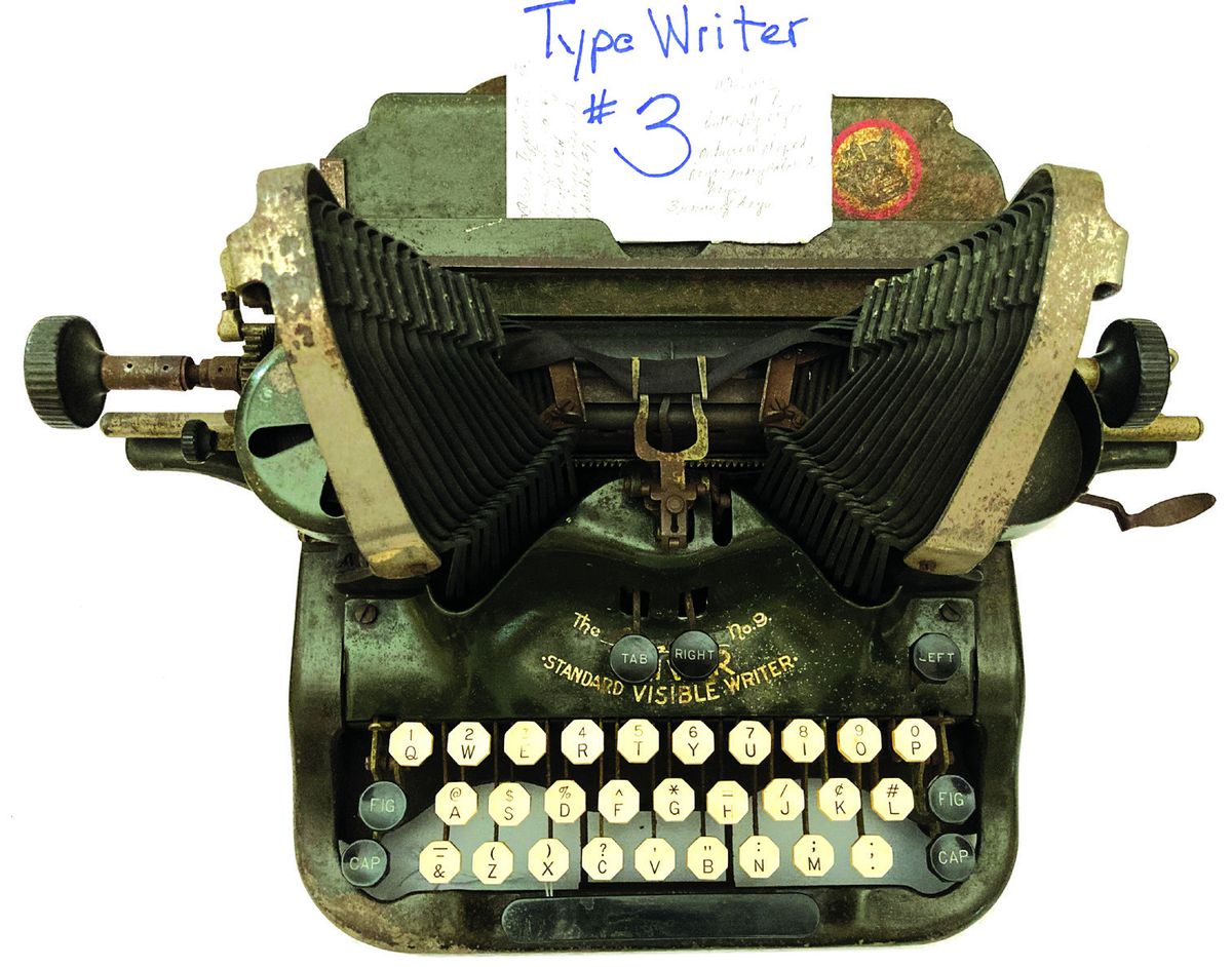 Vintage Typewriters on Display at HSH