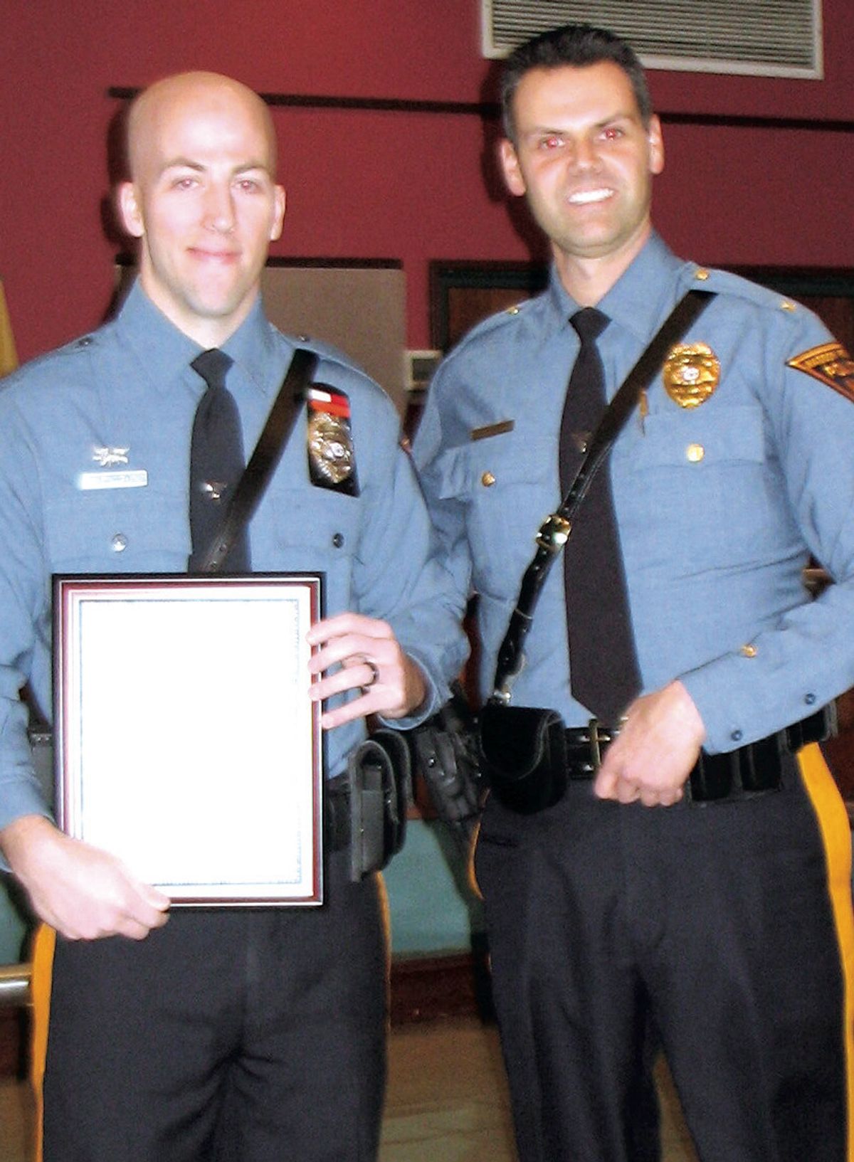 Hunt Named Officer of the Year