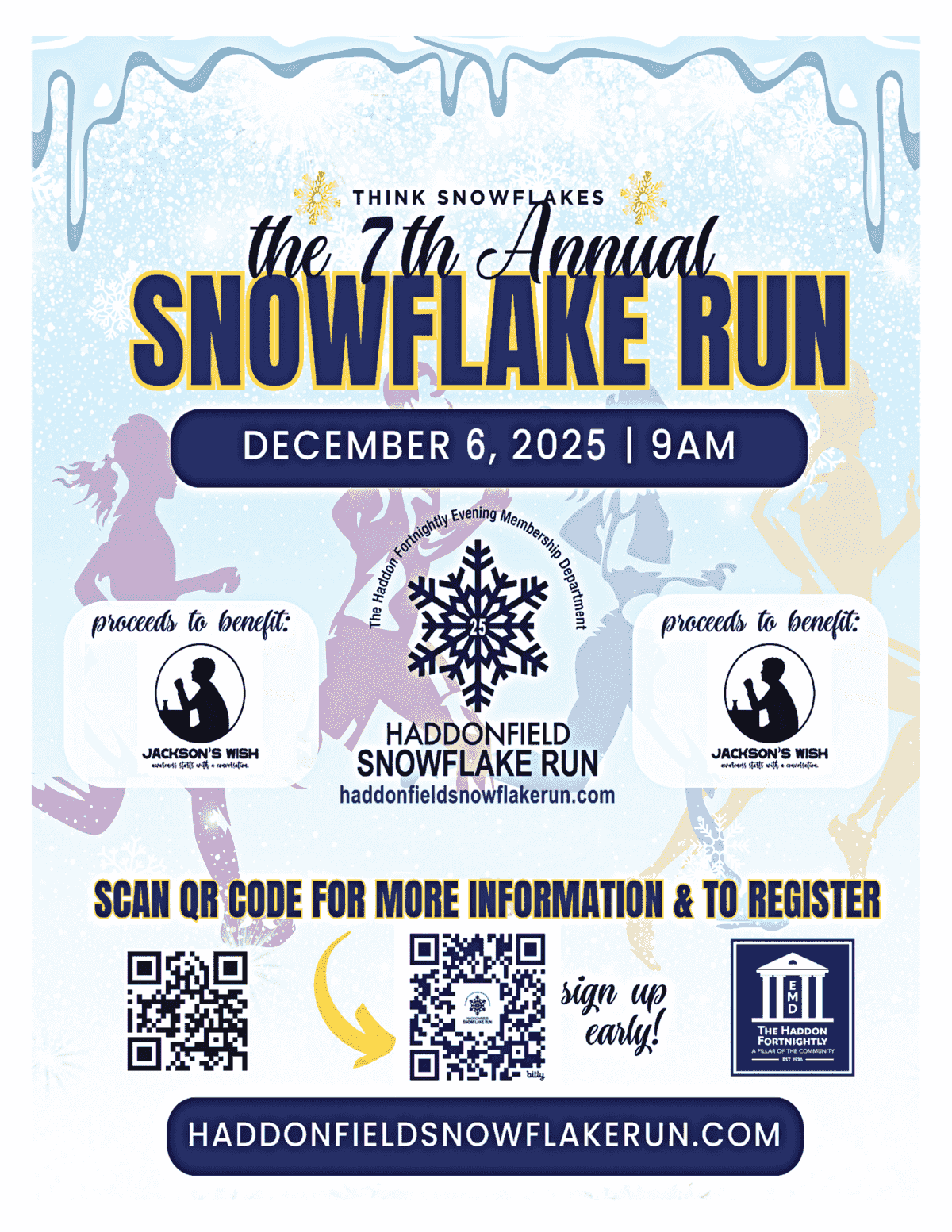 Haddonfield Snowflake Run
