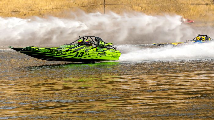 Boaters enjoy the annual Thunder on the Snake, even if their boats get...