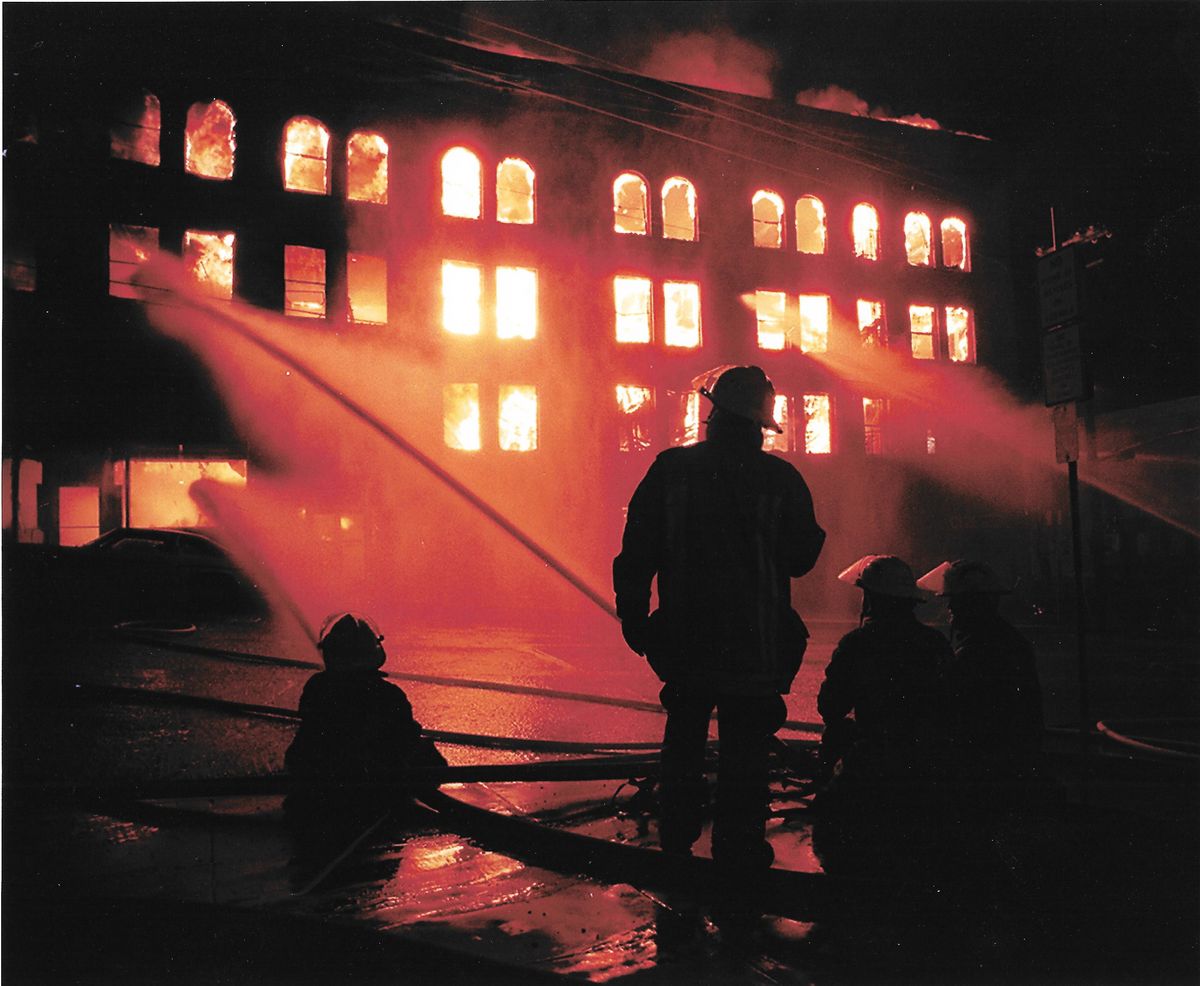 Blast from the Past / 1994: Fire destroys Weisgerber Building