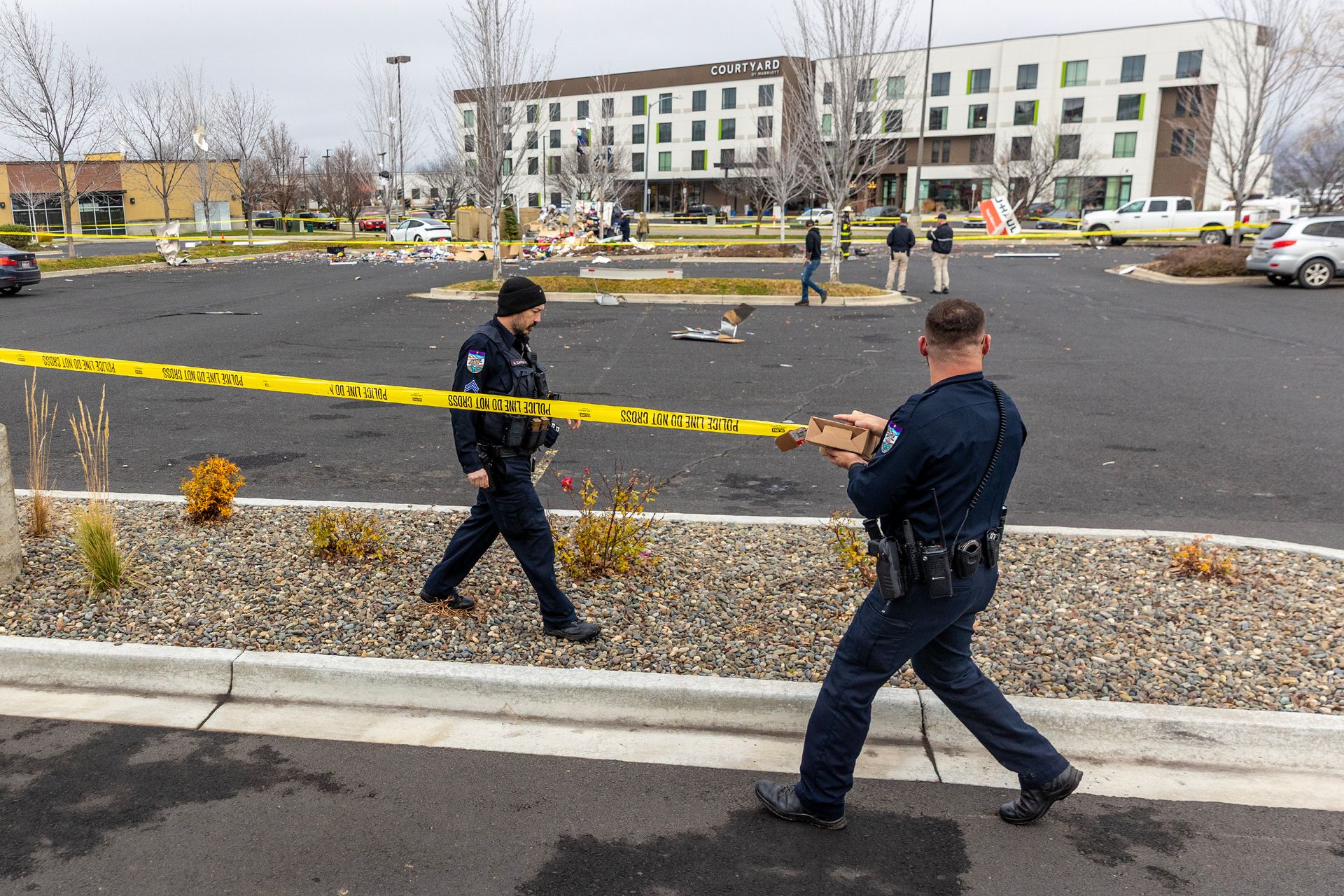 Small propane tank caused explosion