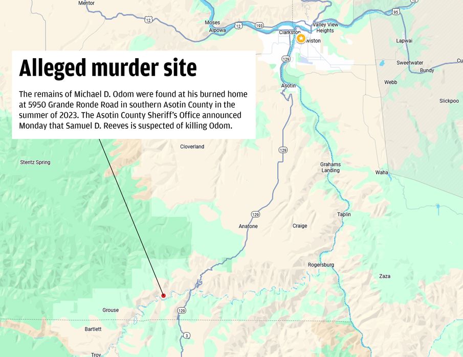 Oregon man accused of Asotin County murder