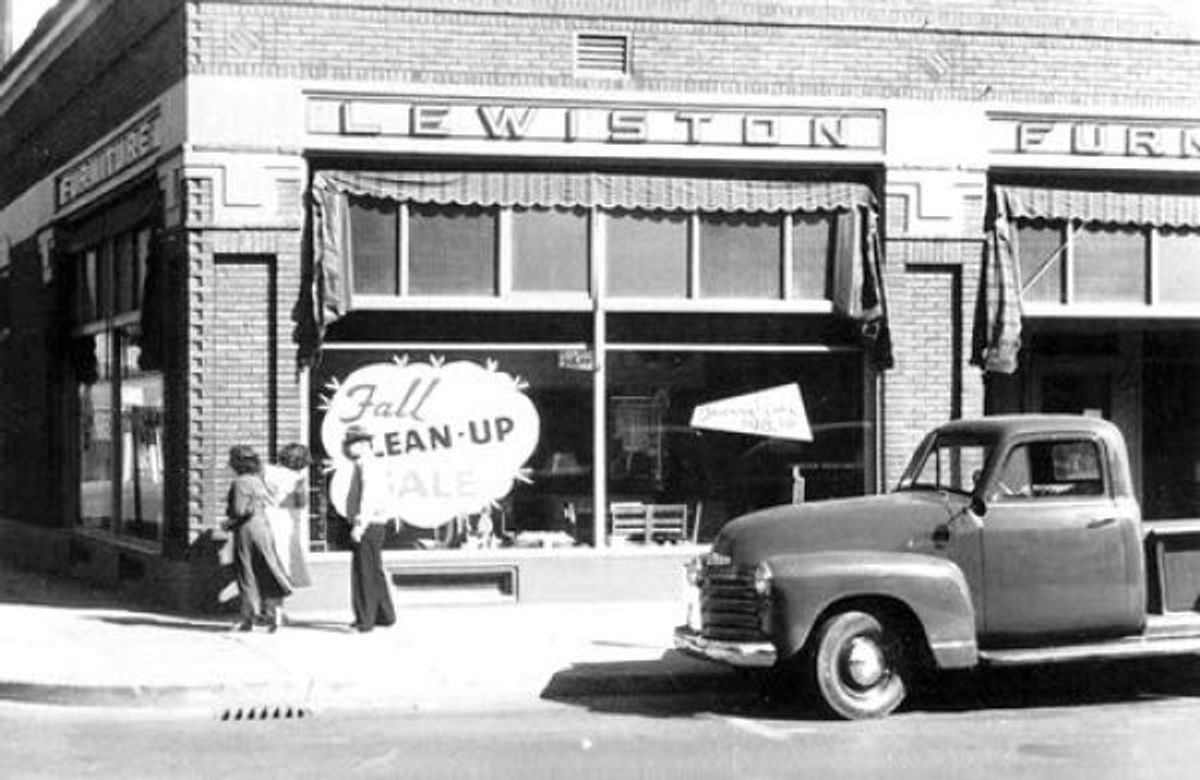 Circa 1945 -- Former furniture storefront