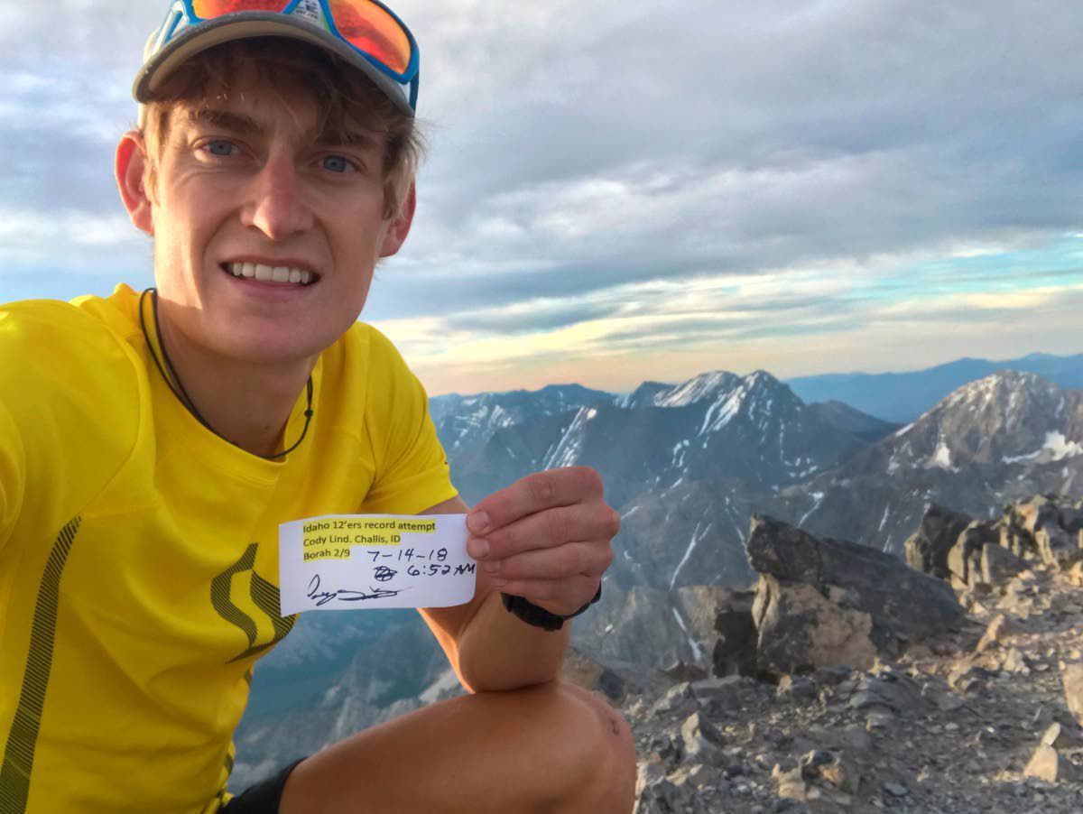 Mountain runner scales nine Idaho peaks in record time