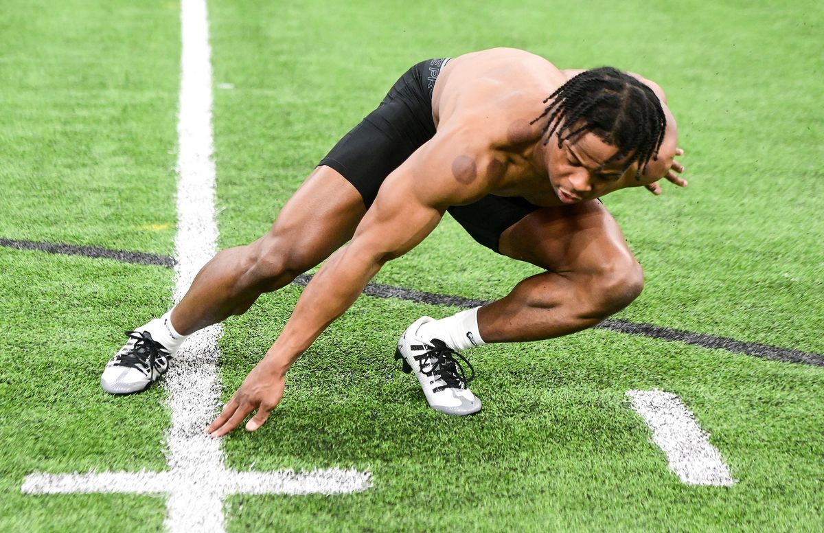9 Vandals show their skills in front of pro scouts at Idaho’...
