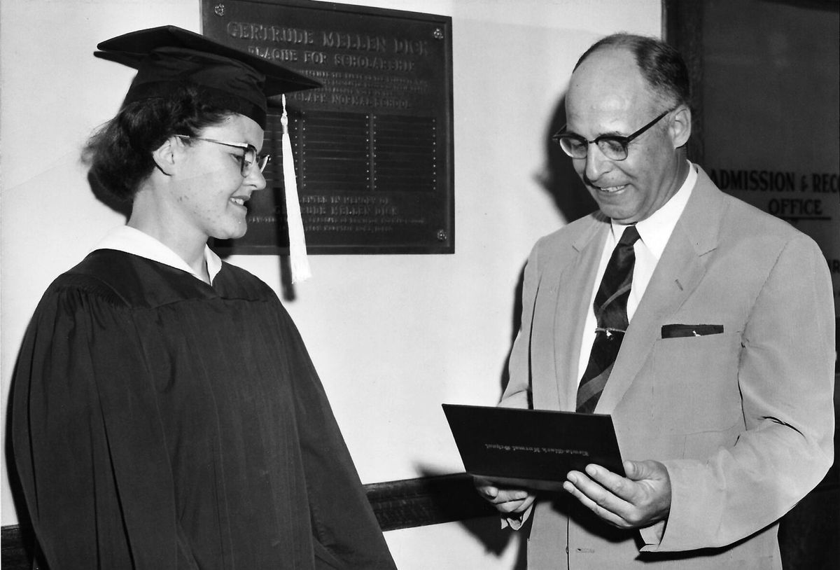 Blast from the Past / 1958: Graduating with honors from LCNS