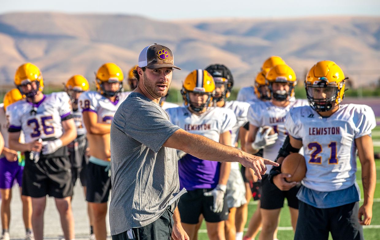 Zane Hobart leads a homegrown staff as Lewiston football eye...