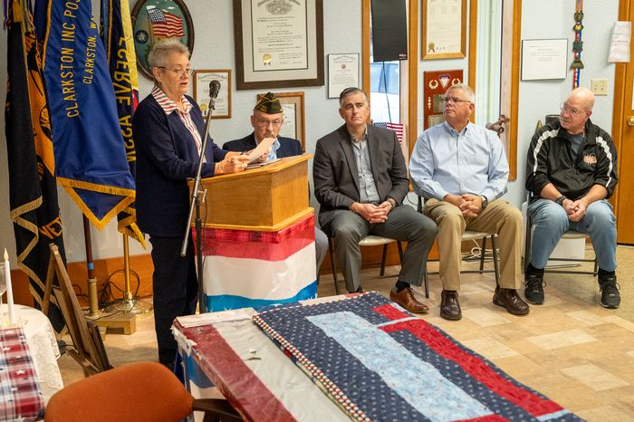A textured token of thanks: Veterans honored with Quilts of Valor