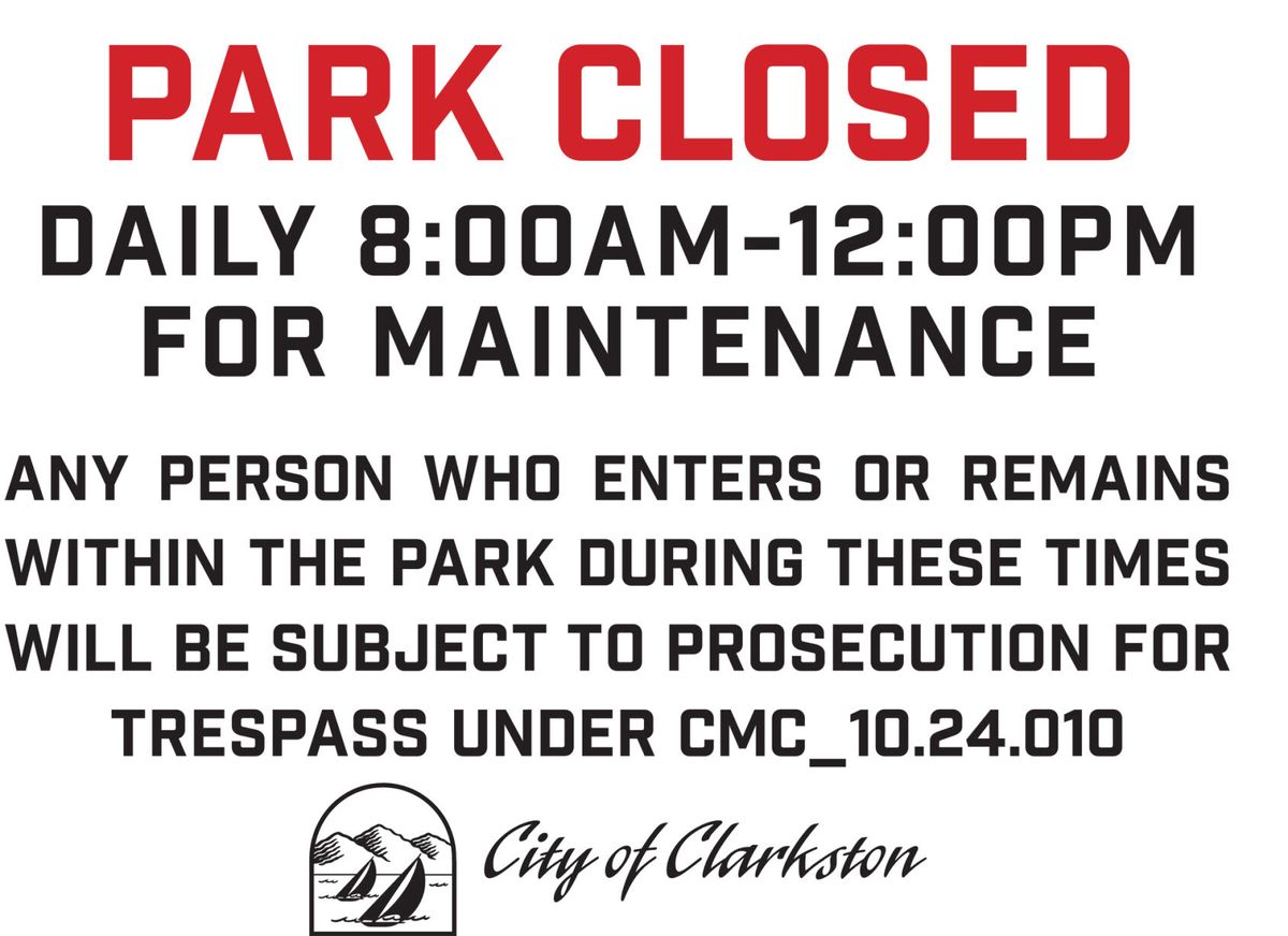Daily closures of Foster Park take effect today