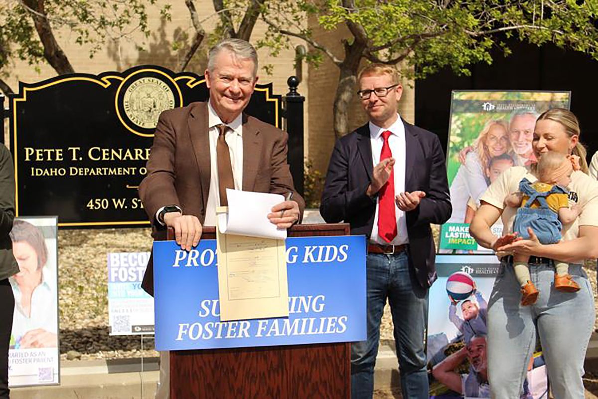 Gov. Little signs $23 million boost to state’s child welfare system