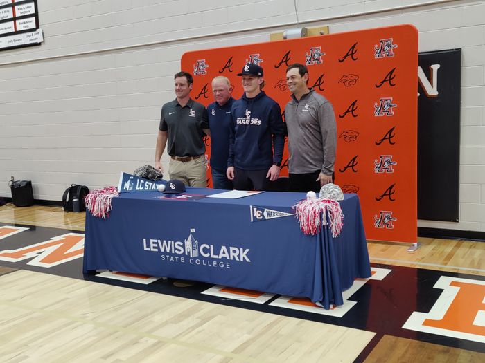 Asotin’s Cody Ells inks with Lewis-Clark State baseball prog...