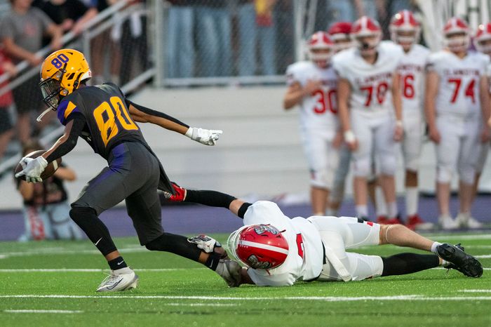 High school football scores