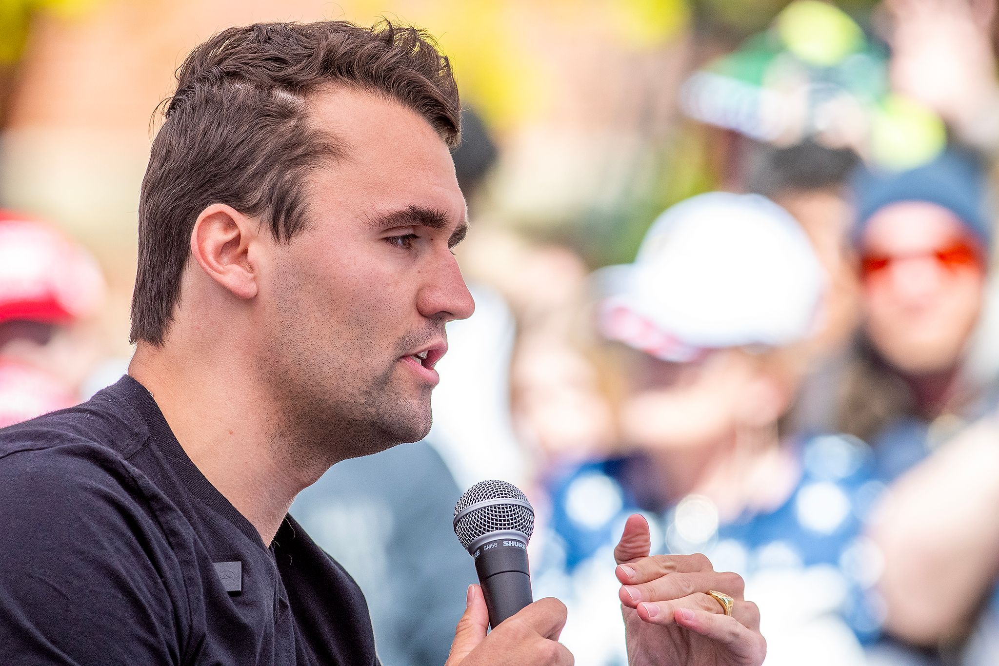 Charlie Kirk visits WSU