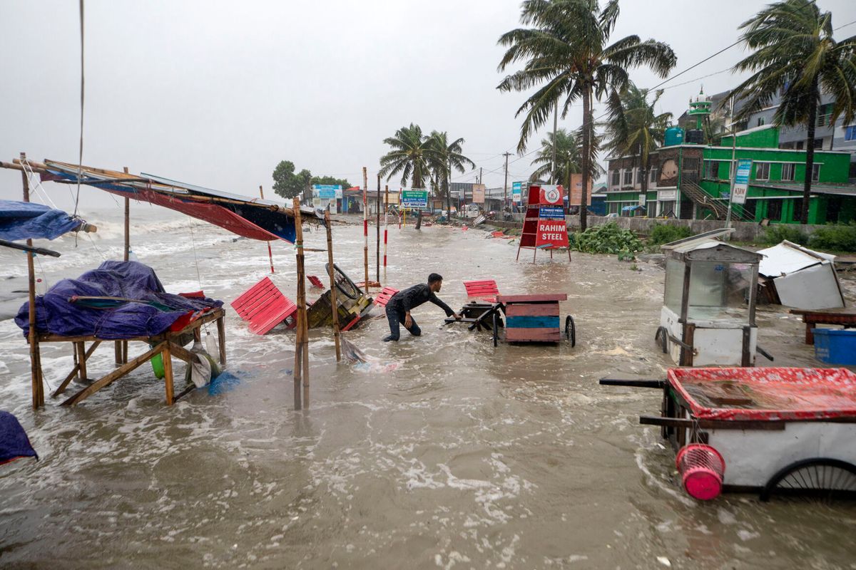 A tropical storm floods villages and cuts power to millions ...