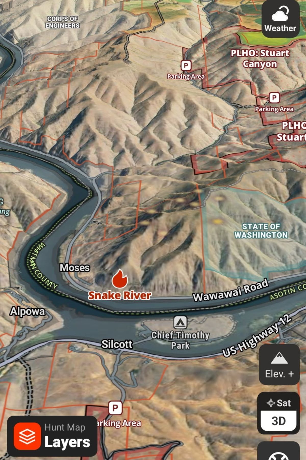 Snake River Fire at 686 acres, 0% contained
