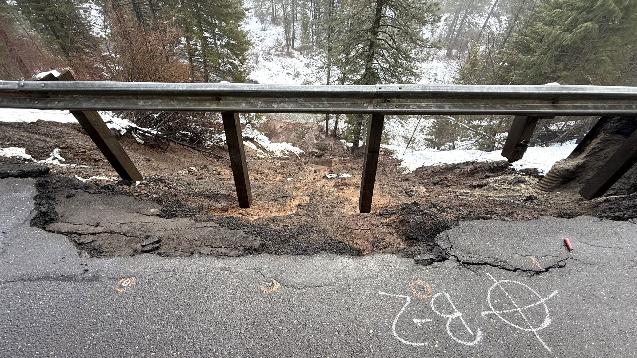 U.S. Highway 95 closed between New Meadows and Council