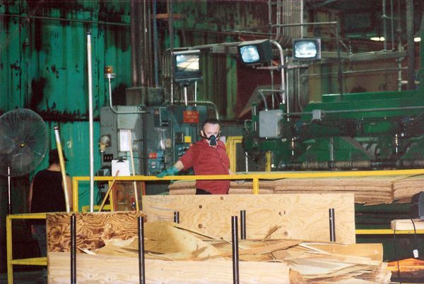 Blast from the Past / 1995: Working the dryer feeder at Jayp...