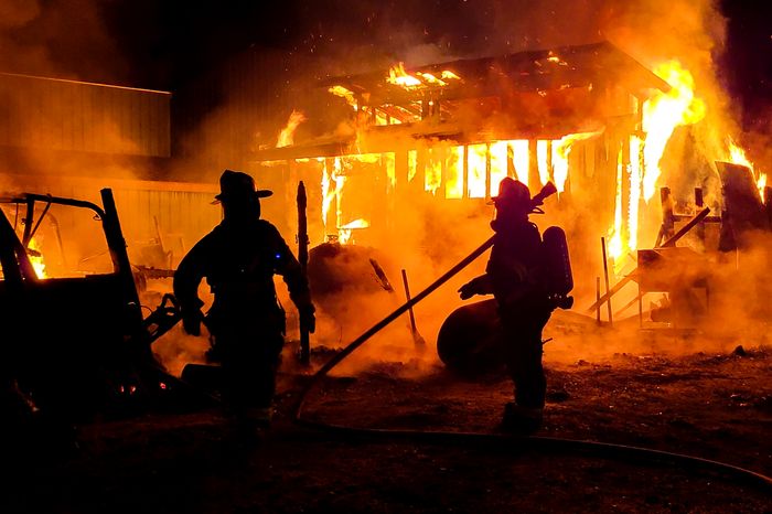 Structure fire in Clarkston destroys shop