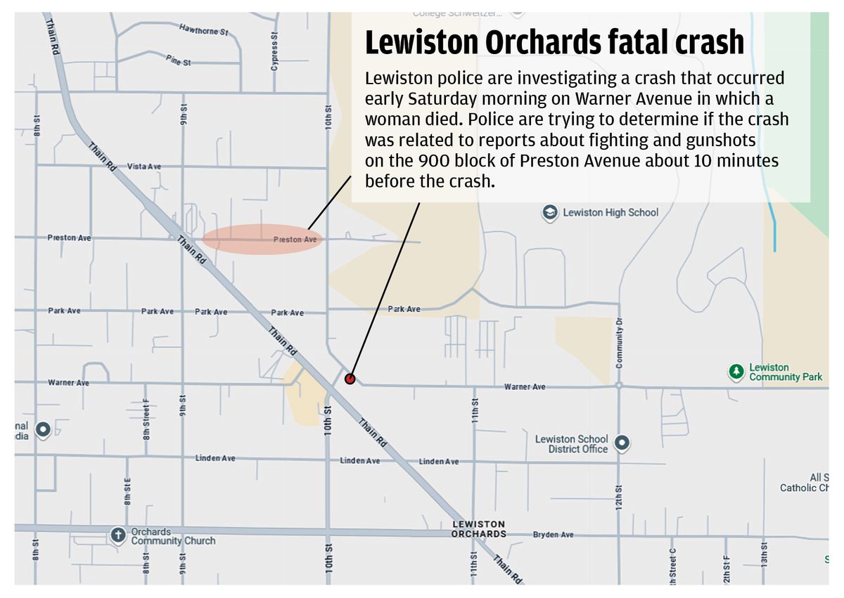 Lapwai woman identified as person who died in Lewiston Orchards crash ...