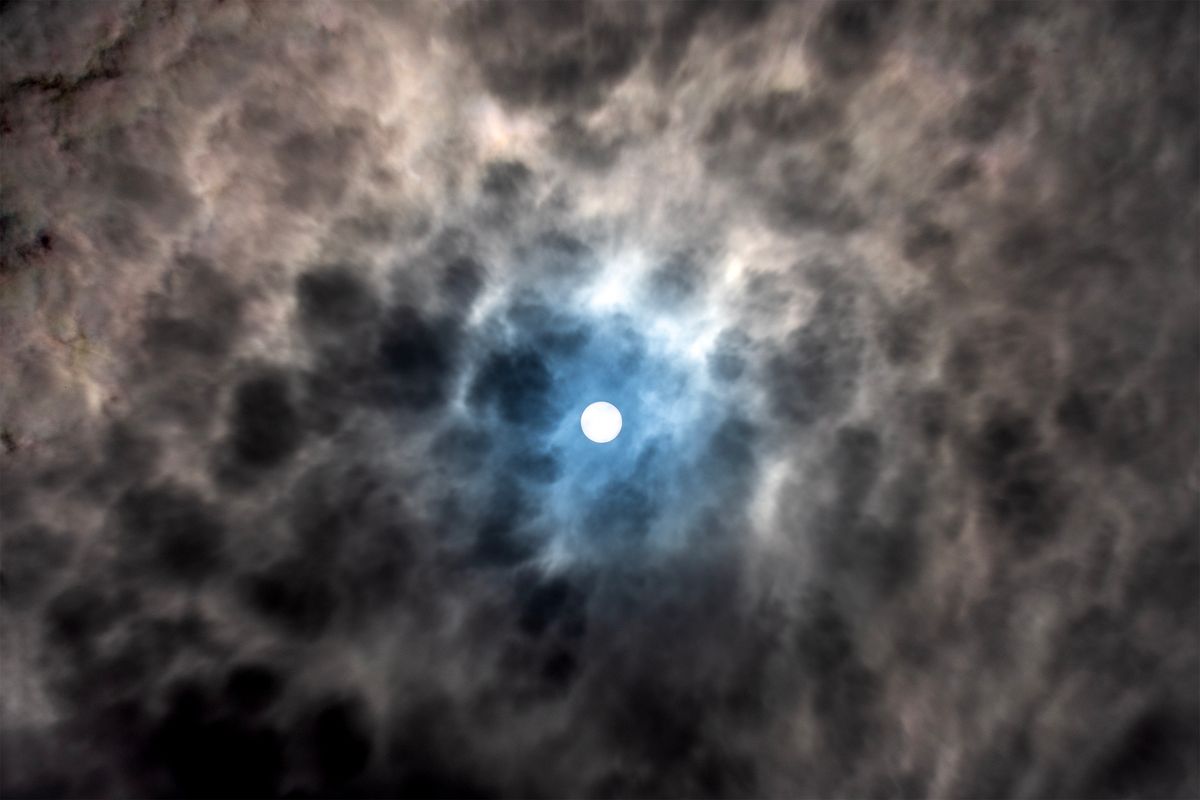 Splotchy sky