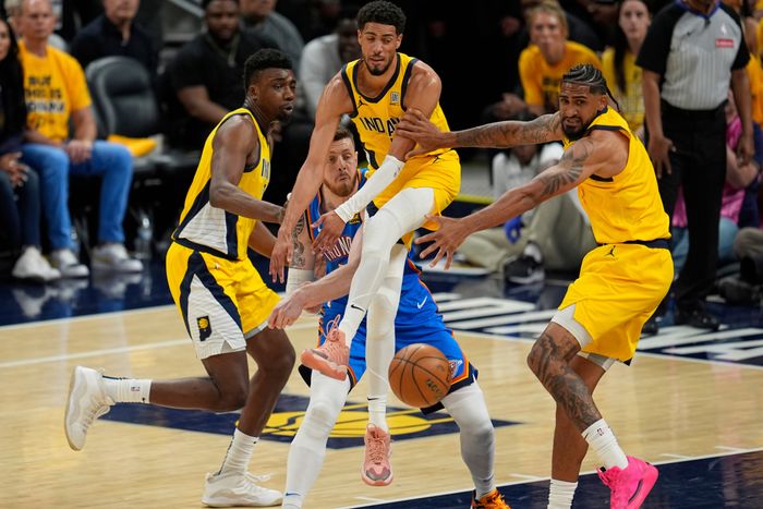 Game 3: Pacers rally in the 4th, beat Thunder to take 2-1 lead in NBA ...